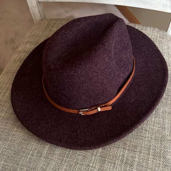 Accessories | Dark Purple Felt Hat | Poshmark